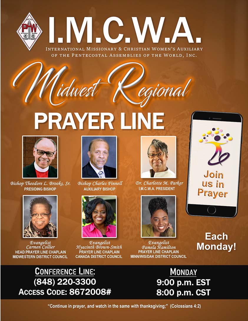 Midwest Regional Prayer Line - International Women's Ministry Auxiliary